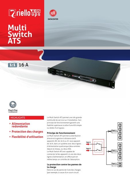 Multi Switch ATS - Riello UPS