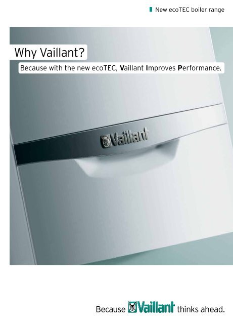 Why Vaillant? - PlumbNation