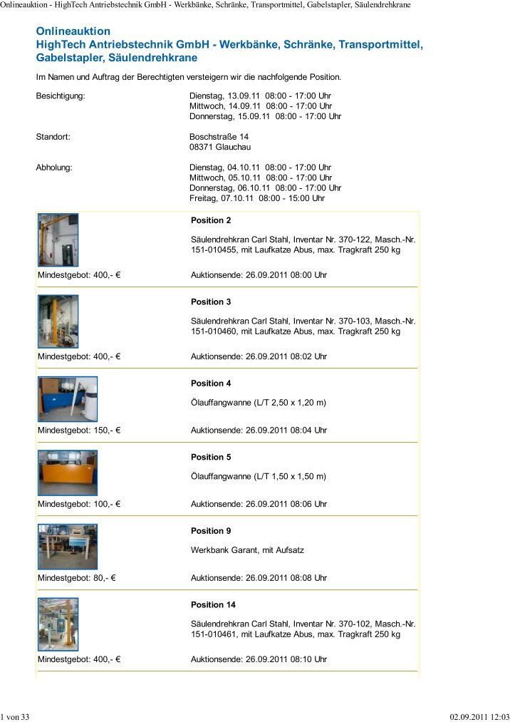 Muldenwagen Magazine