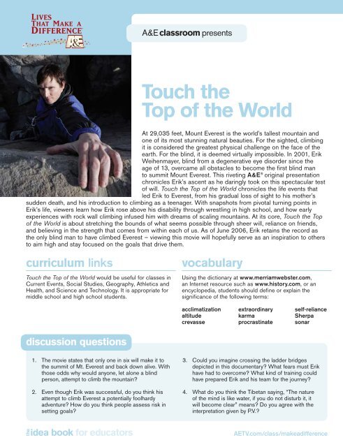 Touch the Top of the World