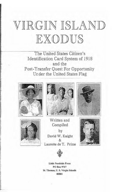 Complete text of the The Virgin Island Exodus - RootsWeb