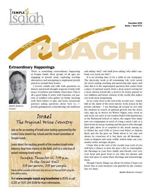 Israel - Temple Isaiah