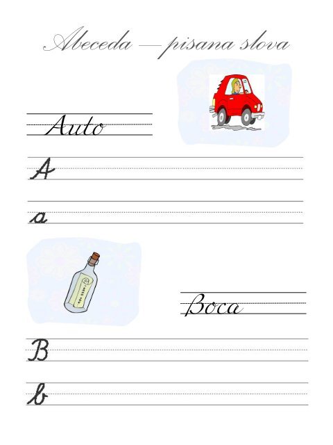 Abeceda â pisana slova