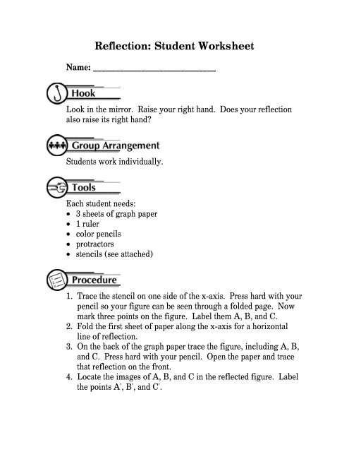 Reflection: Student Worksheet