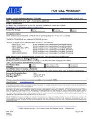 PCN/EOL Notification Form - ineltek