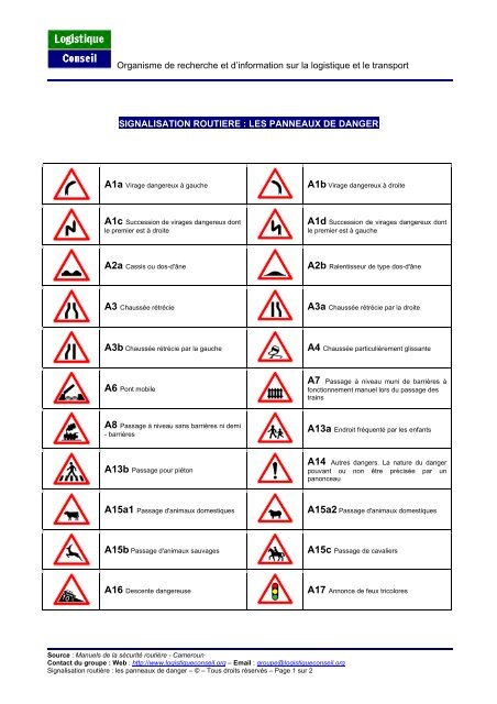 Panneau De Signalisation De Danger
