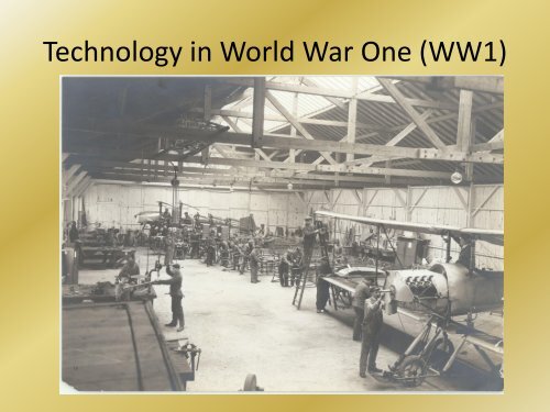 Technology in World War I