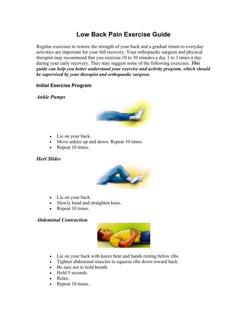 Back Muscles Exercise Chart Pdf - Infoupdate.org Back Muscles Exercise Chart Pdf - Infoupdate.org