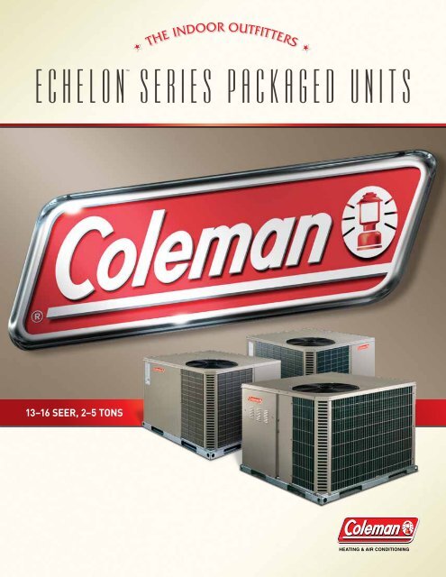 Coleman Commercial Brochure: Echelon Packaged Units - UPGNet