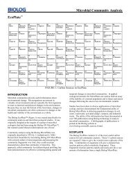 Yeast Identification Test Panel YT MicroPlate™ - Biolog Inc.