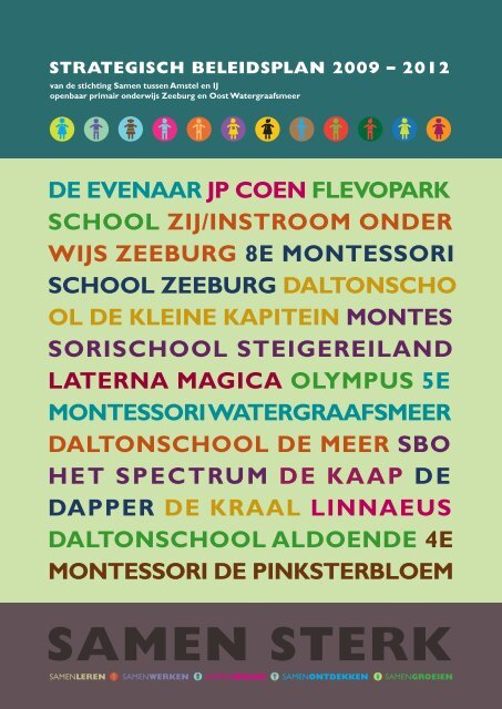 StrAtegIScH BeleIDSplAn 2009 - Samen Tussen Amstel en IJ