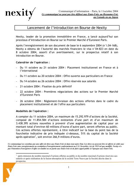 Introduction en bourse