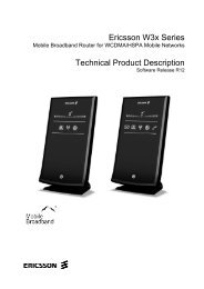 Ericsson W3x Series - Ericsson W35