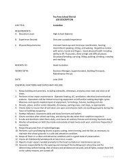 JD719 High School Head Custodian Job Description - Derby Public ...