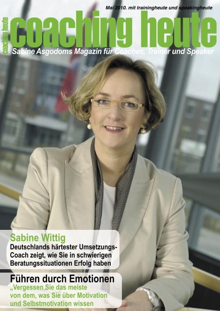 Mai 2010 - Coaching heute