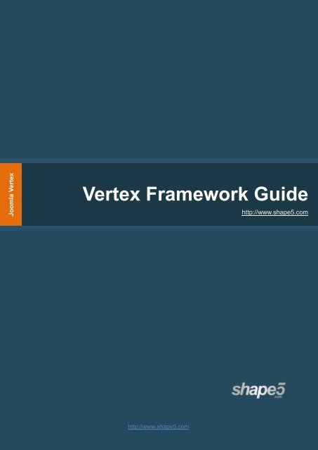 Vertex Framework Vertex Framework Guide