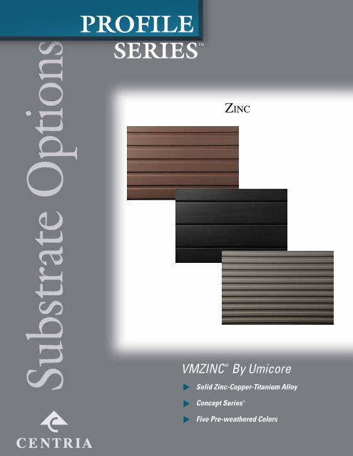 Zinc - CENTRIA