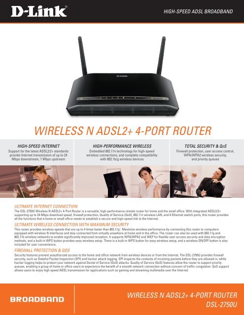WIRELESS N ADSL2+ 4-PORT ROUTER - Tellumat