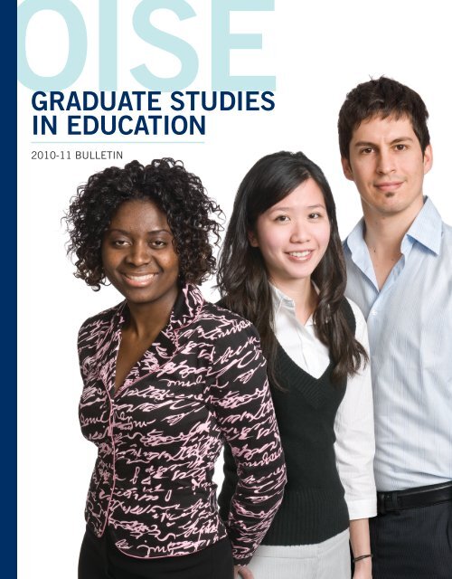 GRADUATE STUDIES IN EDUCATION - University of Toronto