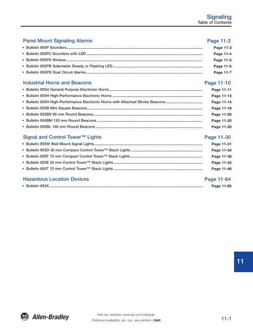 Signaling - A116 North American IC Catalog - Mercado-ideal