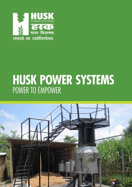 A Sustainable Growth Strategy - Husk Power Systems