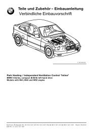 Conversion from IHKR to IHKA E46/All 4421 - BMW Retrofit guides