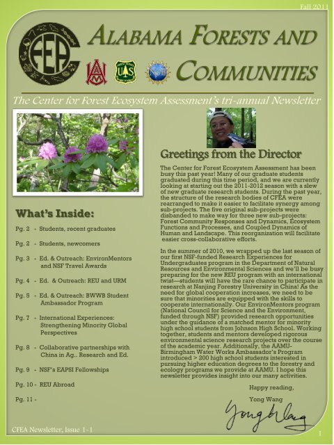 Fall 2011 - Alabama A&M University