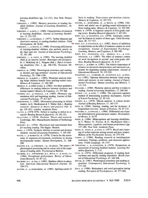 STANOVICH, K.E. (1980). T