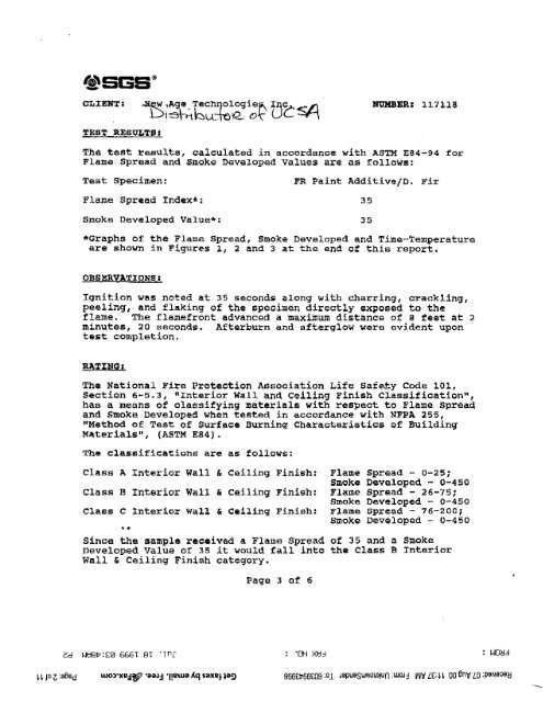 Class B Interior Wall & Ceiling Finish: Flame Spread - 26-75: