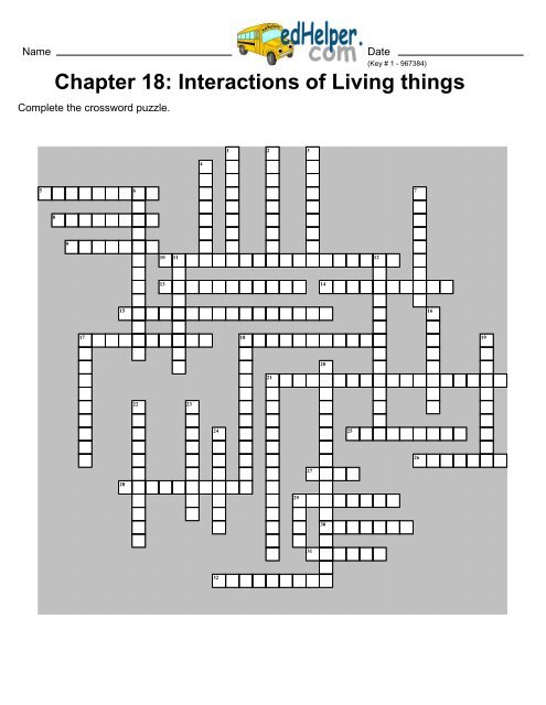 Chapter 18: Interactions of Living things