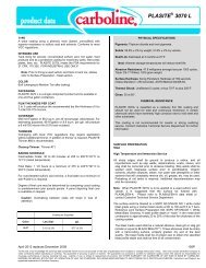 Plasite 4550 S PDS - Carboline