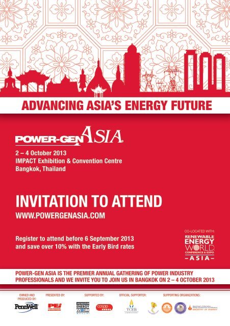 INVITATION TO ATTEND - Power-Gen Asia
