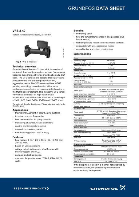 Grundfos VFS 2-40 l/min
