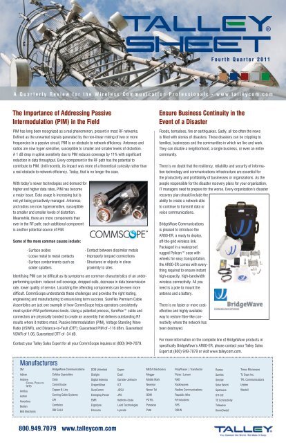 2.9 Mb - Talley Inc.