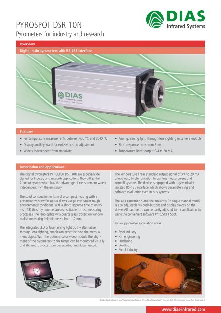 PYROSPOT DSR 10N - DIAS Infrared Systems