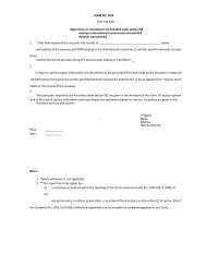 FORM NO. 10F [See sub-rule (1) of rule 21AB] Information to be ...