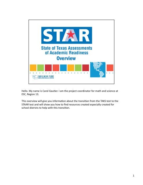 STAAR Overview script_1.pptx - Region 13