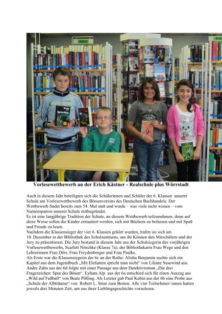 SchuleigeneRedaktion - Erich-KÃ¤stner-Realschule plus