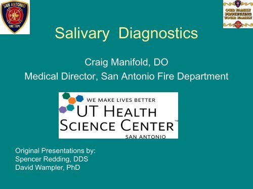 EMS Point of Care Saliva Testing for Cardiac Injury Markers