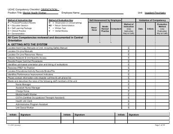 Licensed Practice Nurse (LPN) Competency Checklist