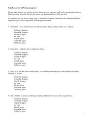Yale University PRIME Screening Test - Schizophrenia.com