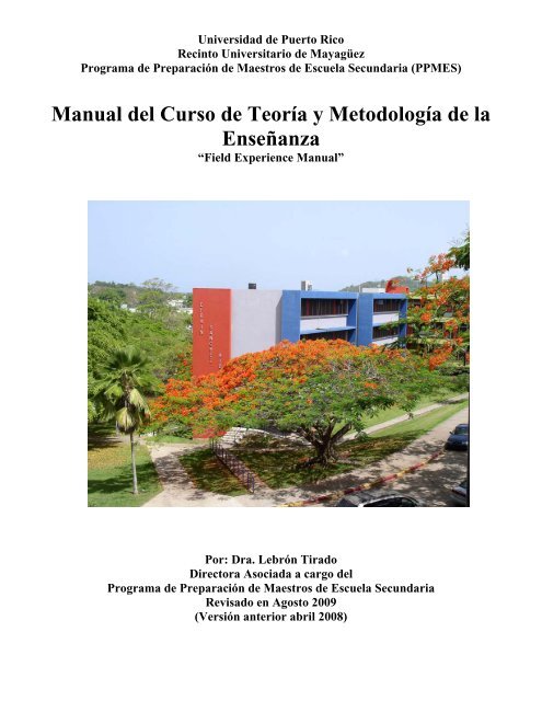 Universidad de Puerto Rico - DECEP - UPRM