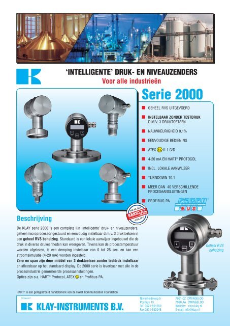 Serie 2000 - Klay Instruments