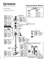 Exploded Parts View - Moen