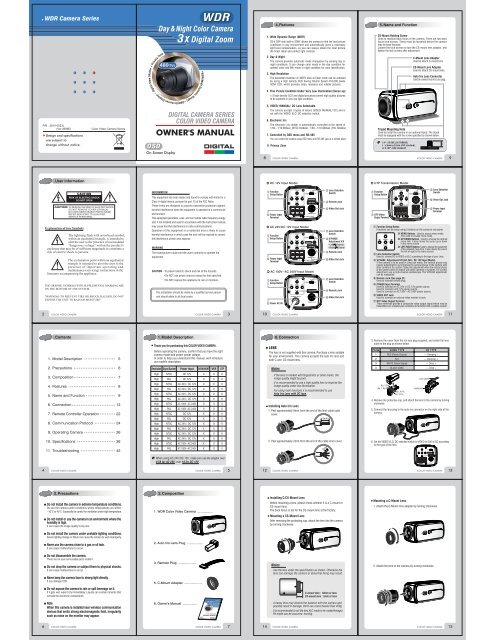 C480WD manual - Luxon Video