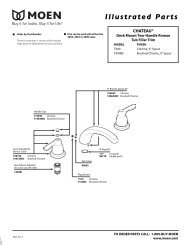 Exploded Parts - Moen