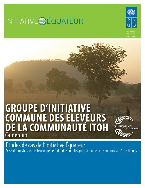 groupe d'initiative commune des éleveurs de la - Equator Initiative