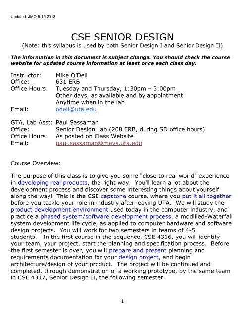 Syllabus - cse services