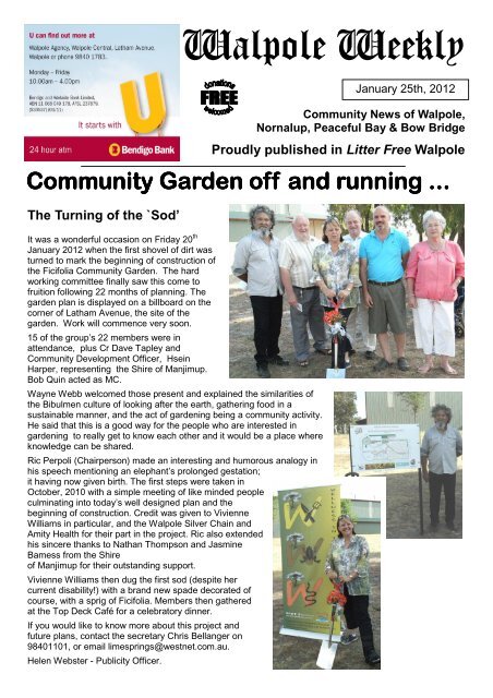 Walpole Weekly - Town of Walpole