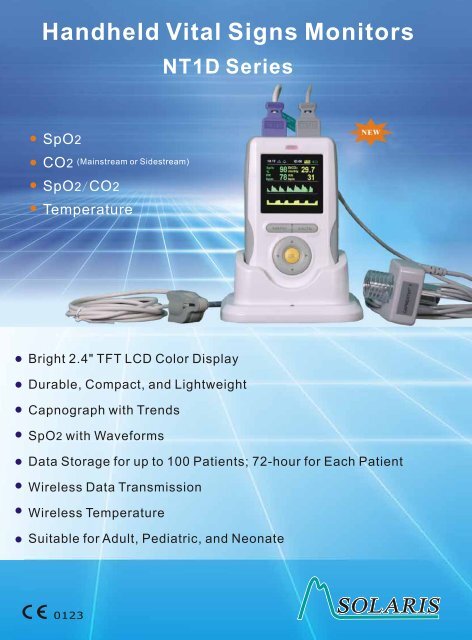 Handheld Vital Signs Monitors - Solaris Medical Technology, Inc.